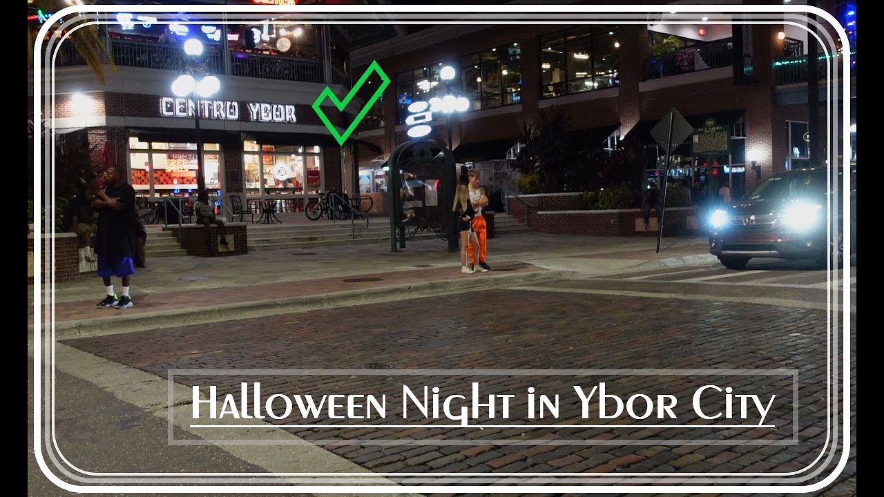 Ybor City Streets on Halloween Night - YouTube