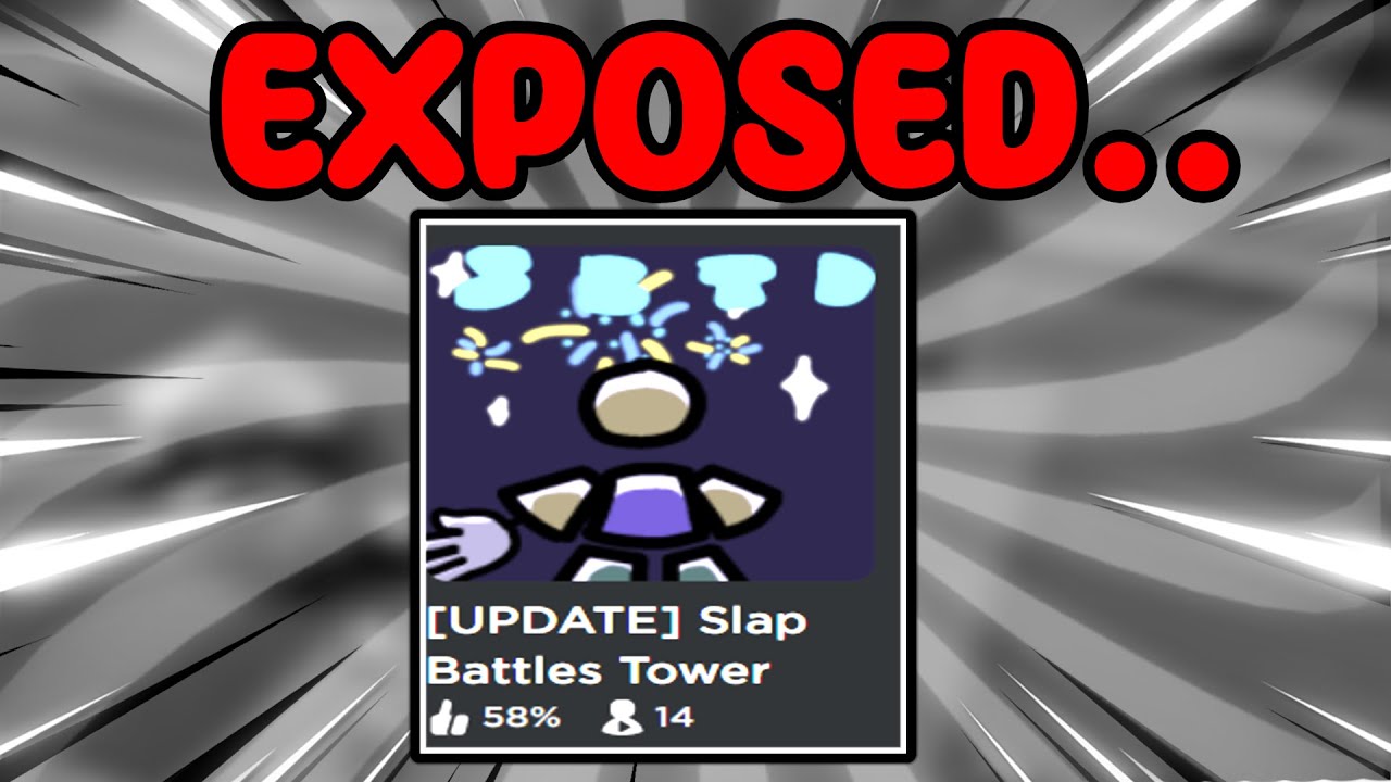 Slap Battles Tower Defense Exposed.. - YouTube