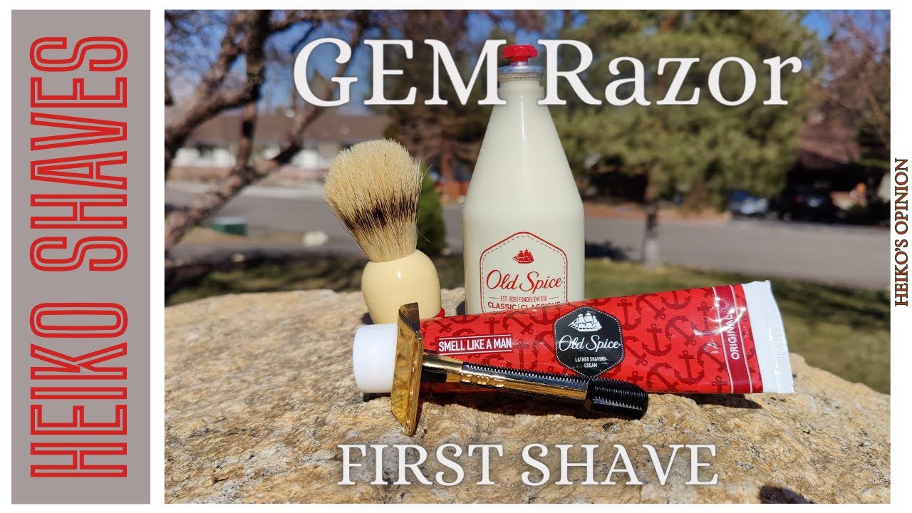 GEM Razor - First Shave - YouTube
