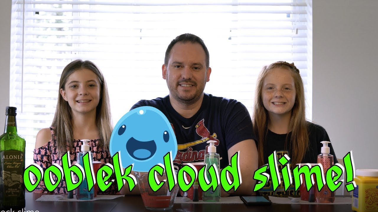 Oobleck Cloud Slime! SO SATISFYING!!! - YouTube