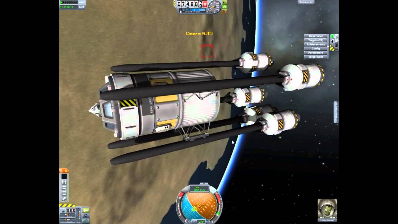 KSP Kinetic Orbital Strike - YouTube