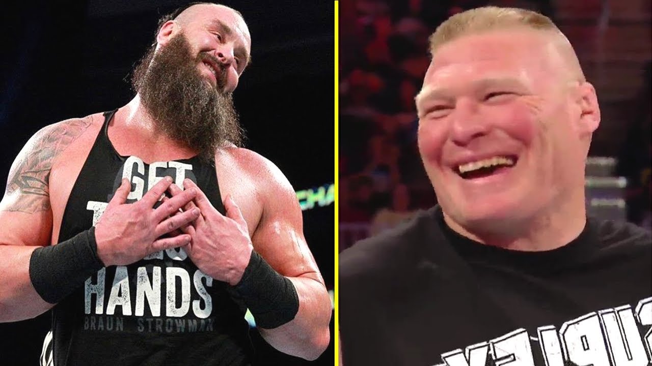 10 WWE Superstars That BROKE CHARACTER - Brock Lesnar and Braun ...