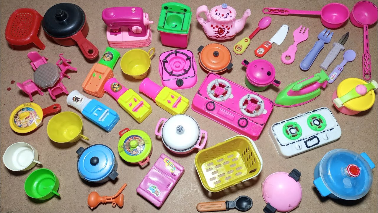 5:02 Minutes Satisfying with Unboxing Hello Kitty Kitchen Set| Small ...