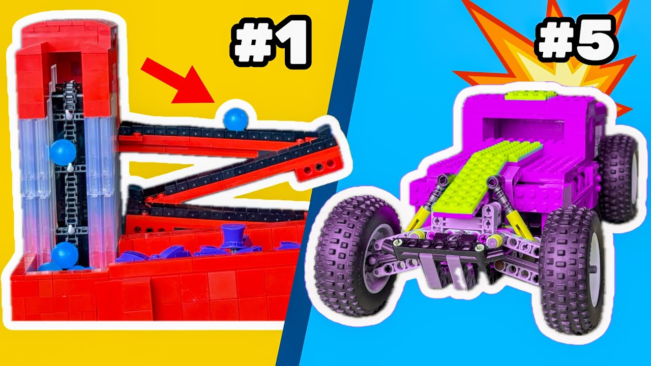 I built SATISFYING Motorized LEGO Mechanisms… - YouTube