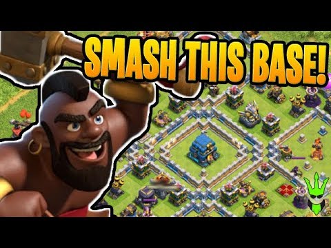 SMASH THIS POPULAR BOX BASE WITH HOGS! - Push To 7k - Clash of Clans ...