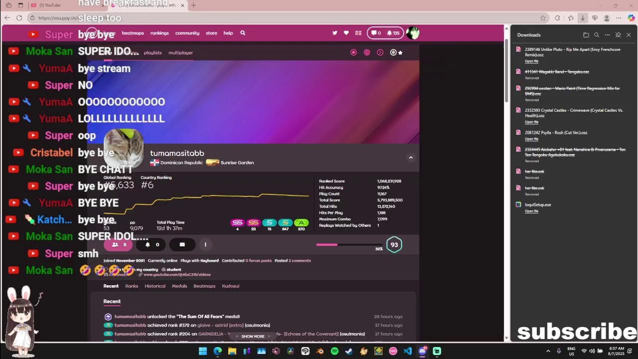 OSU MANIA STREAM ! - YouTube