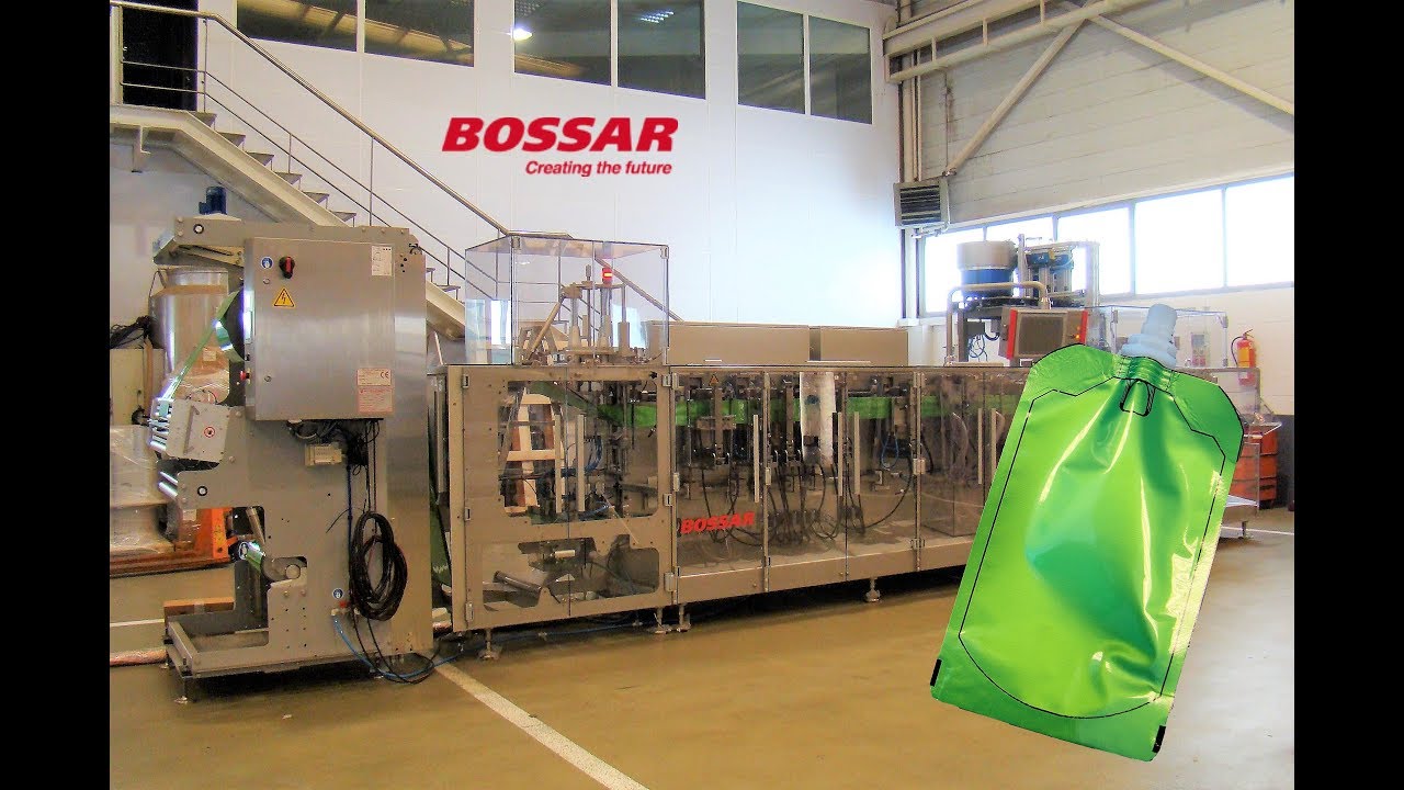 MAQUINA BOSSAR BMS 2.4 (Servo)( Doypack con tapa superior para llenado ...