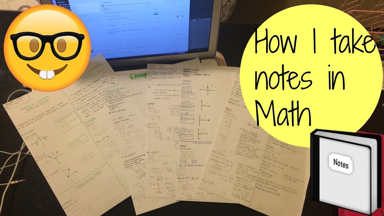 How I Take Notes In Math | Casandra Suarez - YouTube