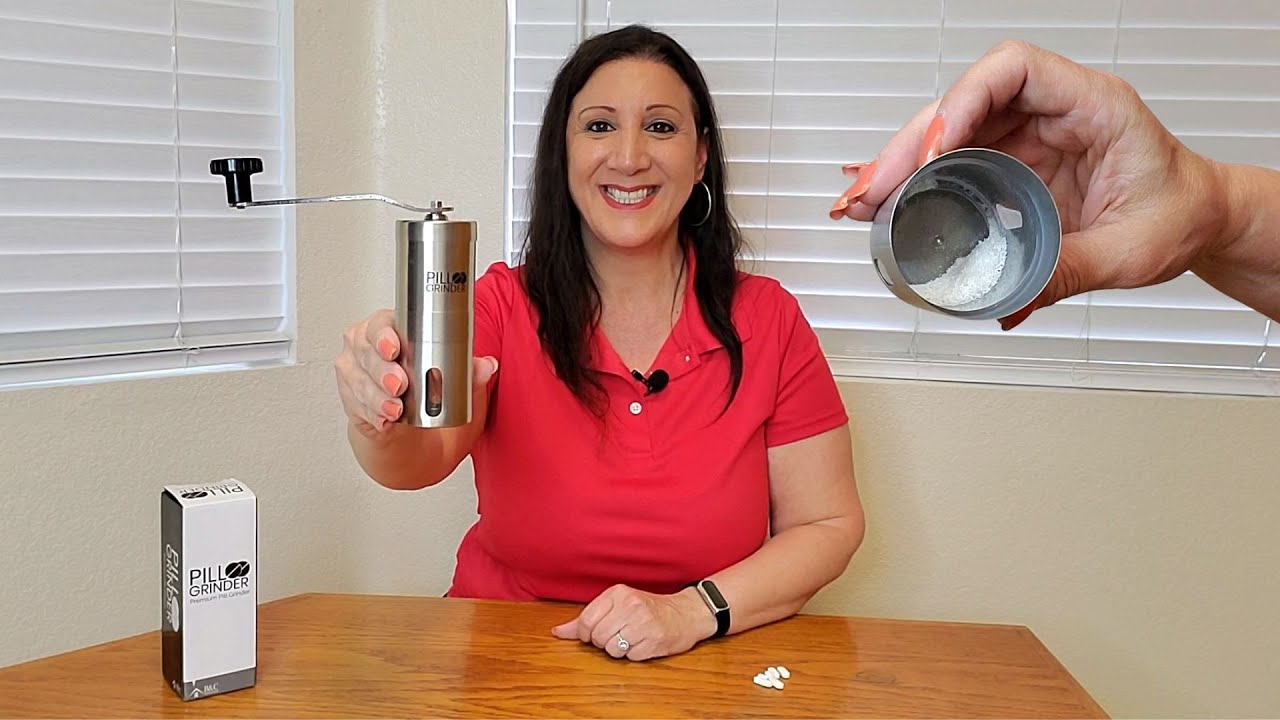 How to use a Pill Crusher and Grinder - YouTube