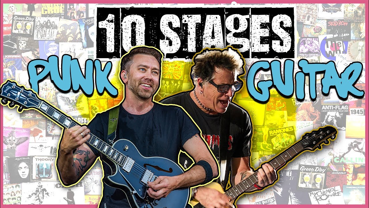 10 Stages Of Punk Rock Guitar Riffs (Beginner To Advanced) - YouTube