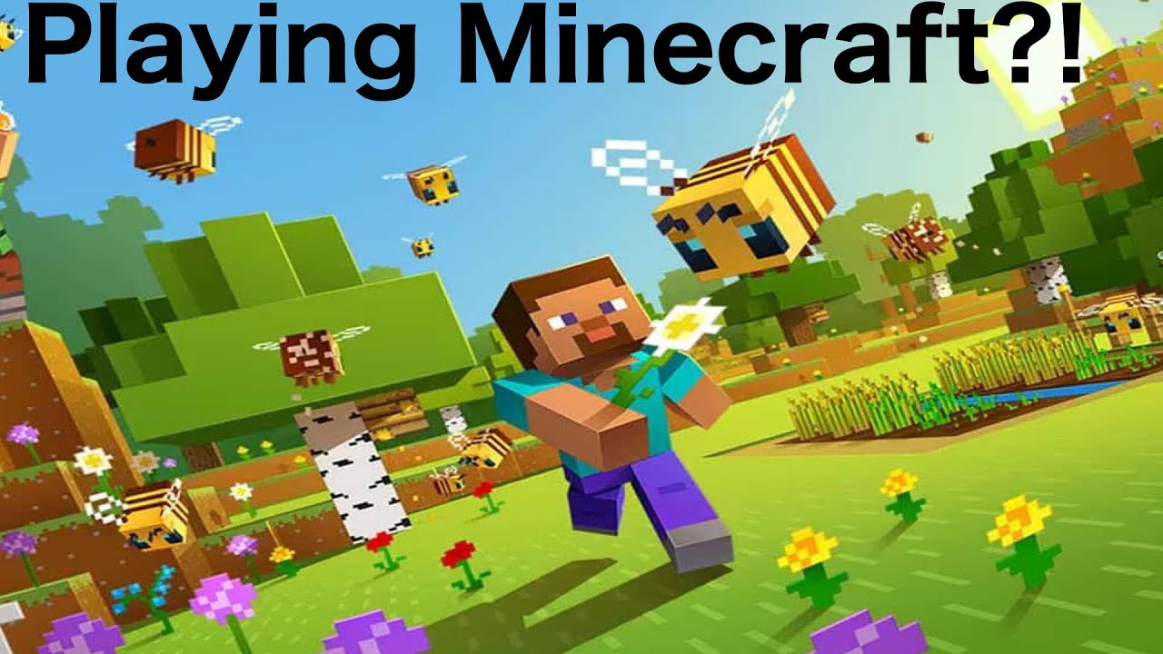 PLAYING MINECRAFT?!-PART 1- - YouTube