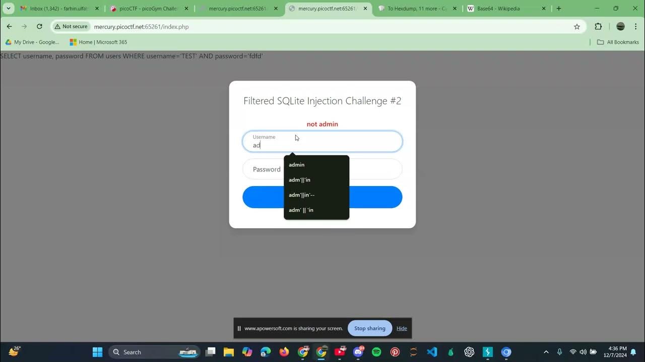 cse496[ picoctf Web Gauntlet 2 ] - YouTube