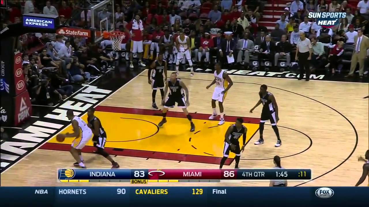 Indiana Pacers Vs Miami Heat Highlights January 23 2015 Youtube