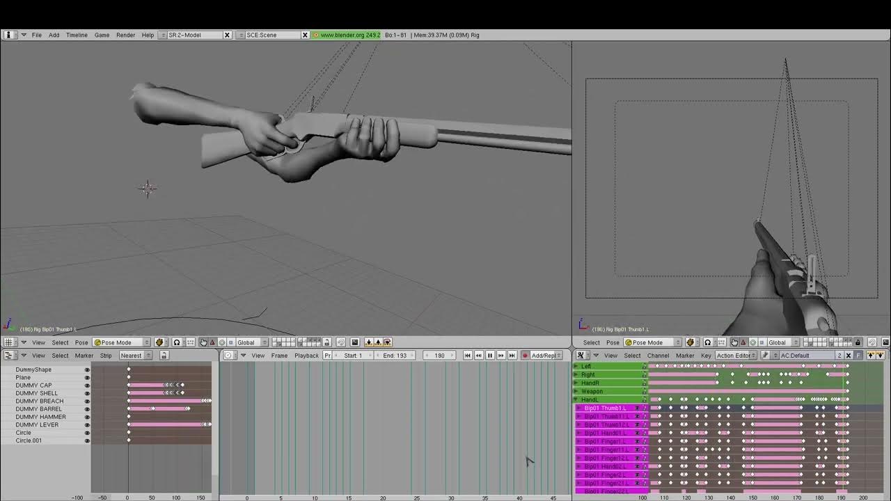 FNV Clean Animations | FO3 Lever-Action Reload | WIP - YouTube