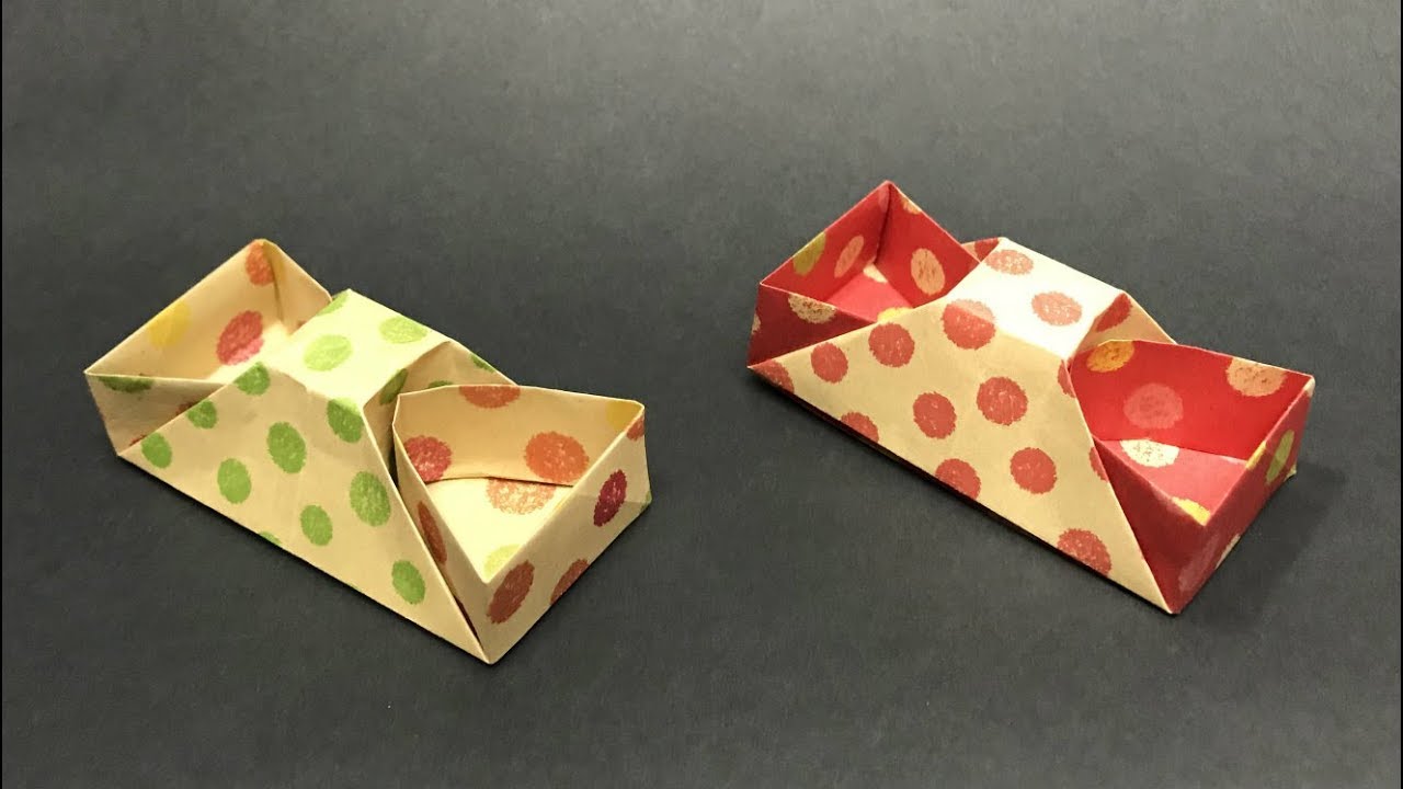 Origami Box / Accessory Case - YouTube