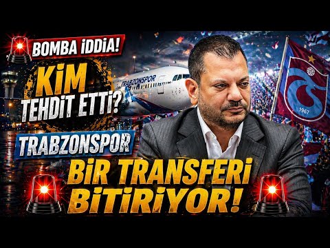 Bomba iddia ! Kim Tehdit etti ! Bir transfer bitiyor ! Sürpriz isim #trabzonspor 