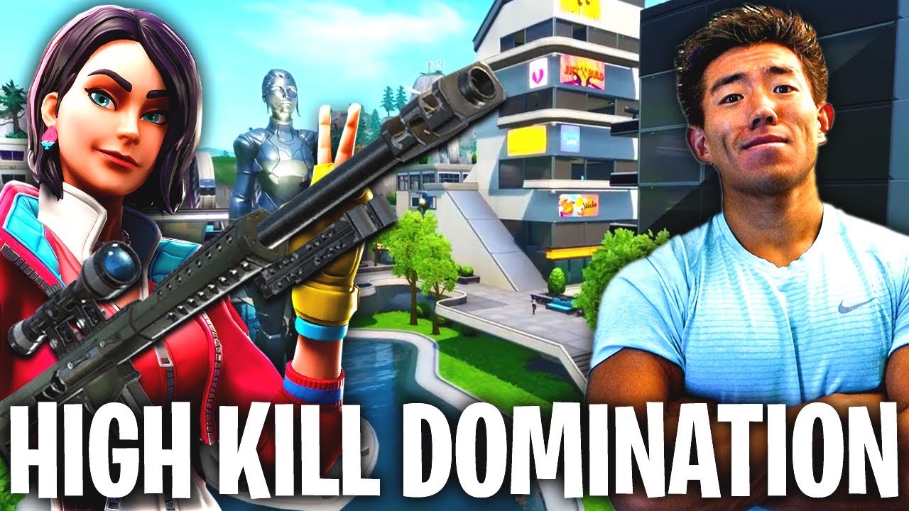 HIGH KILL SOLOS DOMINATION! NEO TILTED TOWERS! Fortnite Battle Royale ...