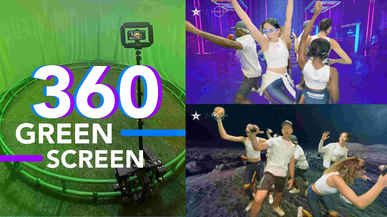 360 Green Screen Activation for STARFIELD VIDEO GAME Launch 📸🚀 - YouTube
