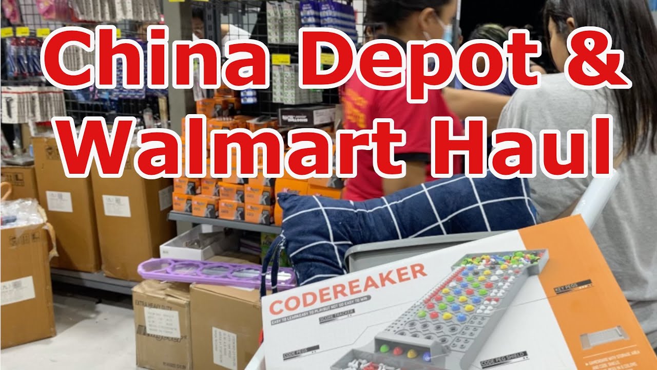 China Depot and Walmart Haul - YouTube