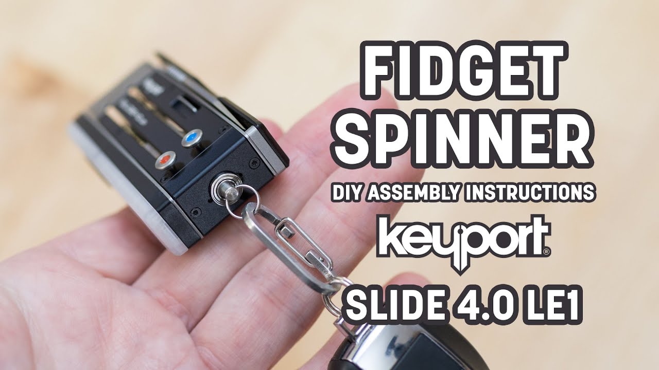 DIY Keyport Slide 4.0 Fidget Spinner Assembly! - YouTube