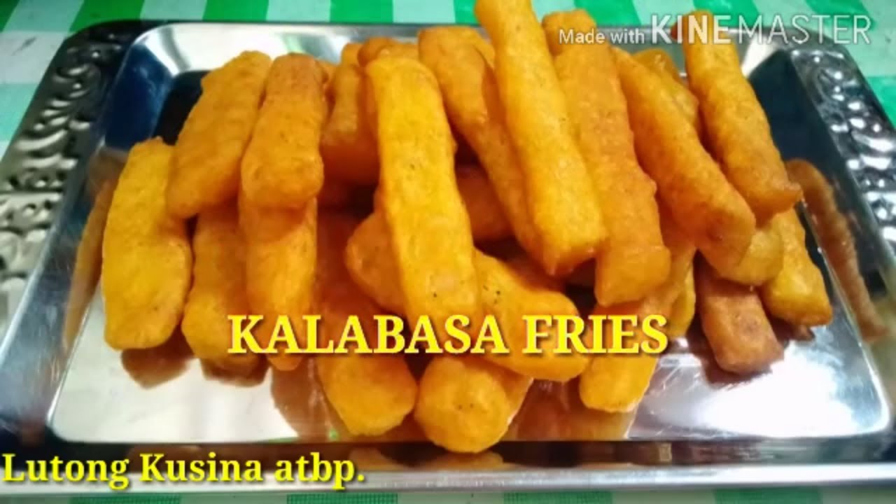 KALABASA FRIES - YouTube