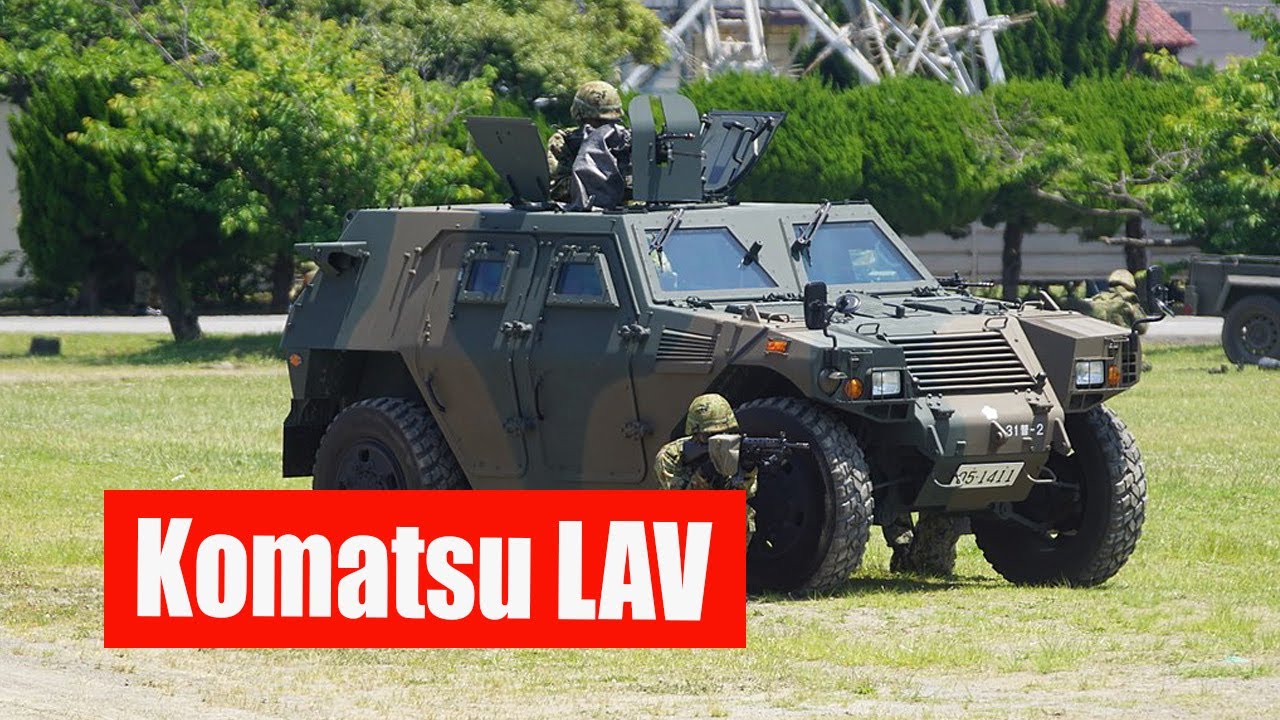 Komatsu LAV: Provides Excellent Light Armoured Mobility To The JSDF ...