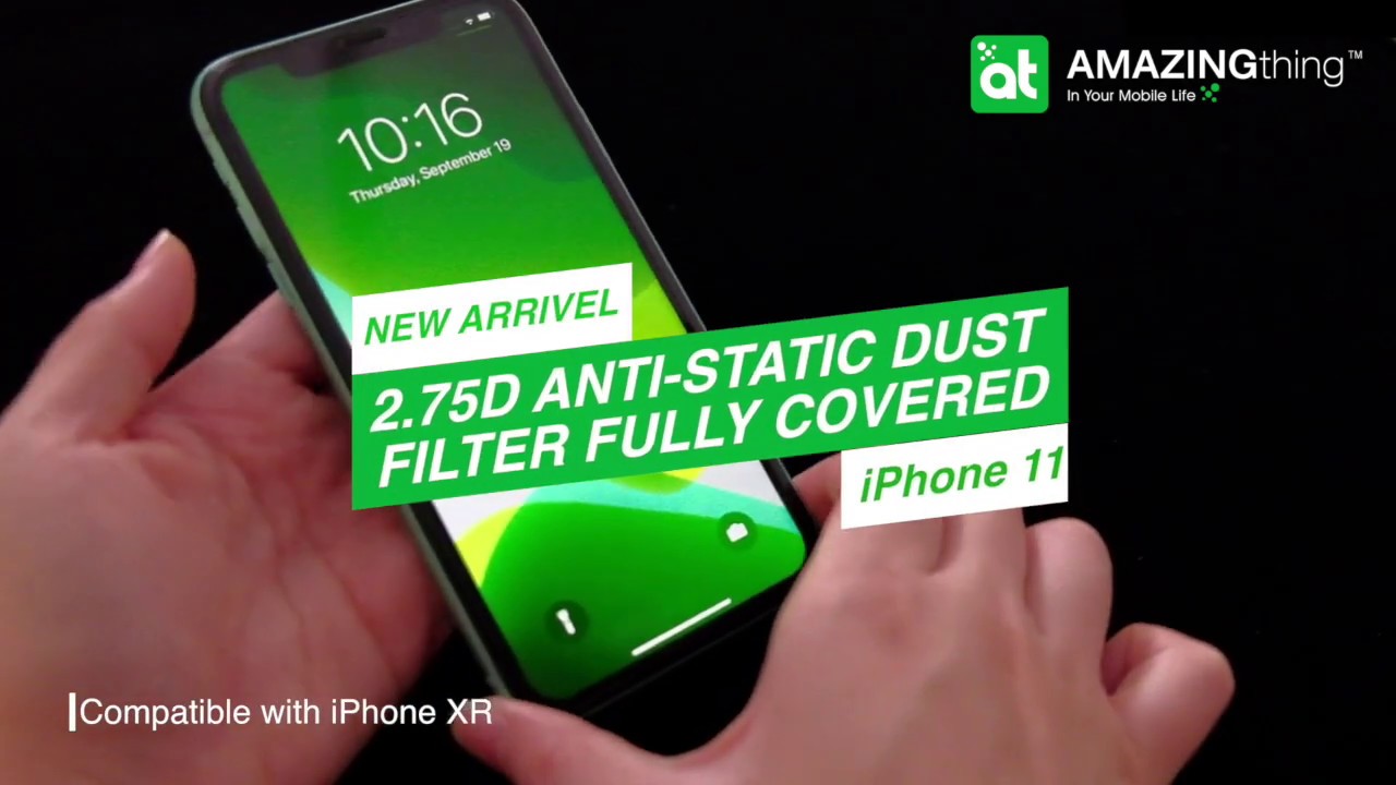 SUPREMEGLASS iPhone 11 2.75D DUST FILTER TEMPERED GLASS INSTALLATION ...