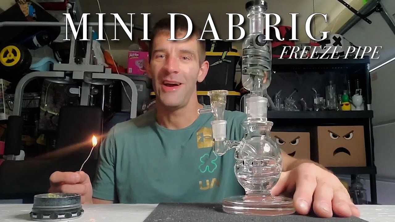 The Biggest rips from a Mini Dab Rig | Freeze Pipe - YouTube