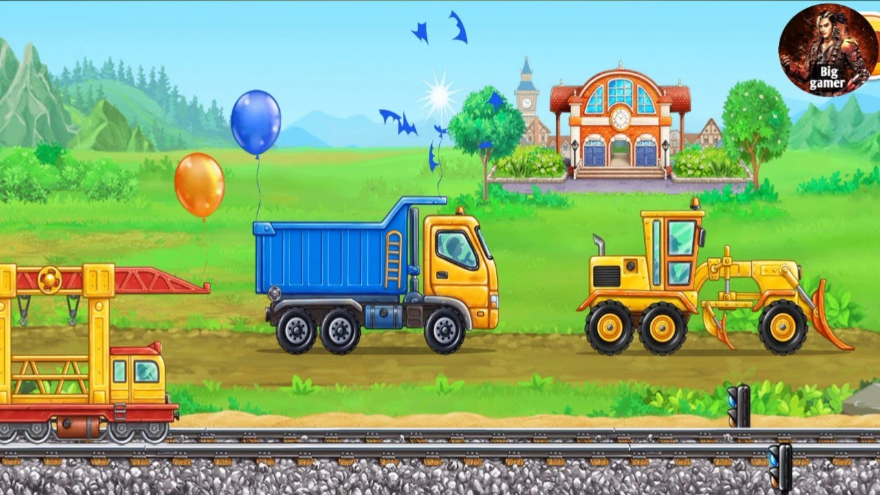 Train station construction game 🚆🚅🚆 - dream car factory gaming 3d ...