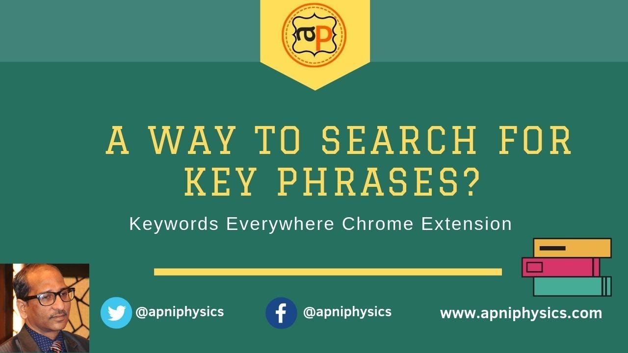 How to search for keywords? Keywords Everywhere Chrome Extension - YouTube