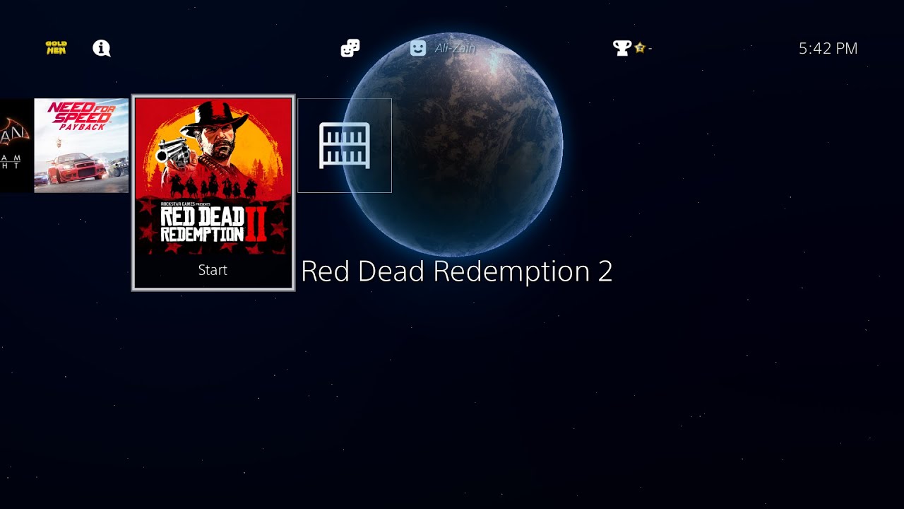 Earth Orbital Dynamic Theme For PS4 - YouTube