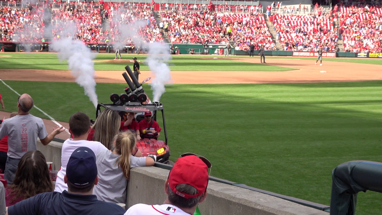 2019 Redzilla at Great American Ballpark in Cincinnati Ohio - YouTube