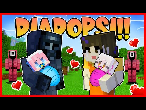 ATUN & MOMON DI ADOPSI FRONT MAN DAN LADY SQUID GAME !! Feat @sapipurba Minecraft
