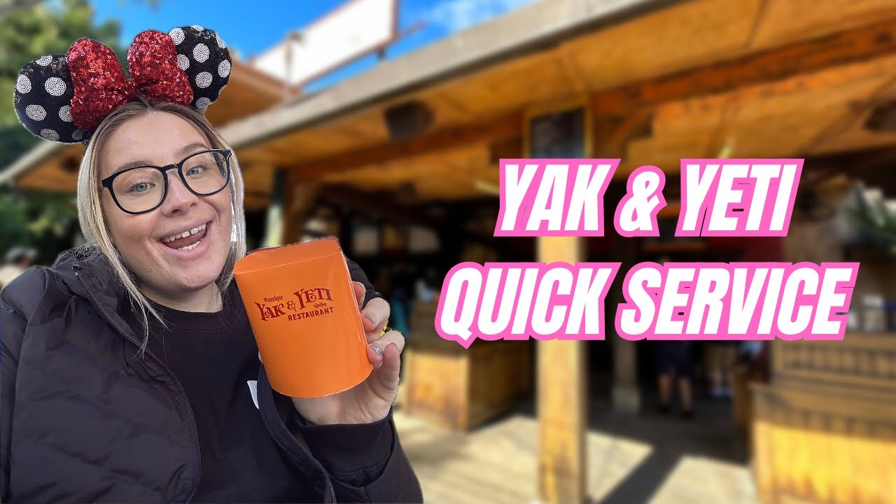 Le Quick Service Yak & Yeti à Animal Kingdom - YouTube