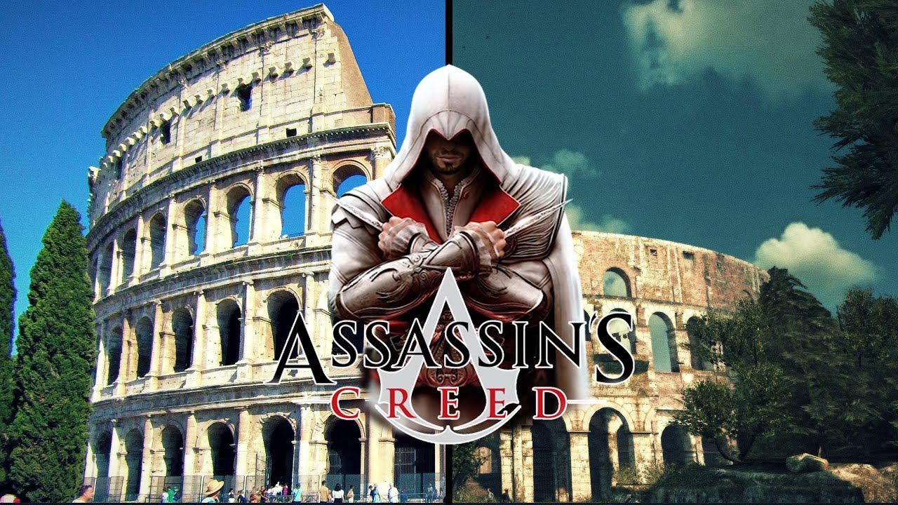 ROME: Game vs Real Life - [Assassin's Creed Brotherhood] - YouTube