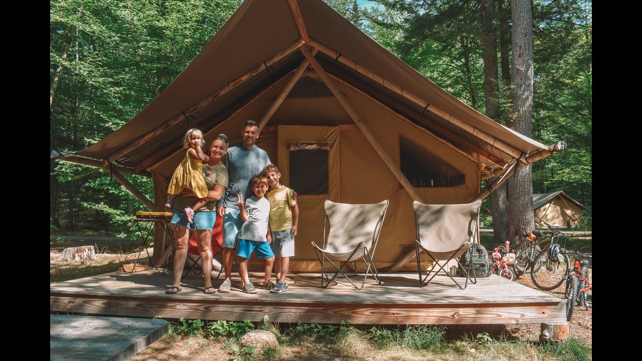 Huttopia White Mountains - YouTube