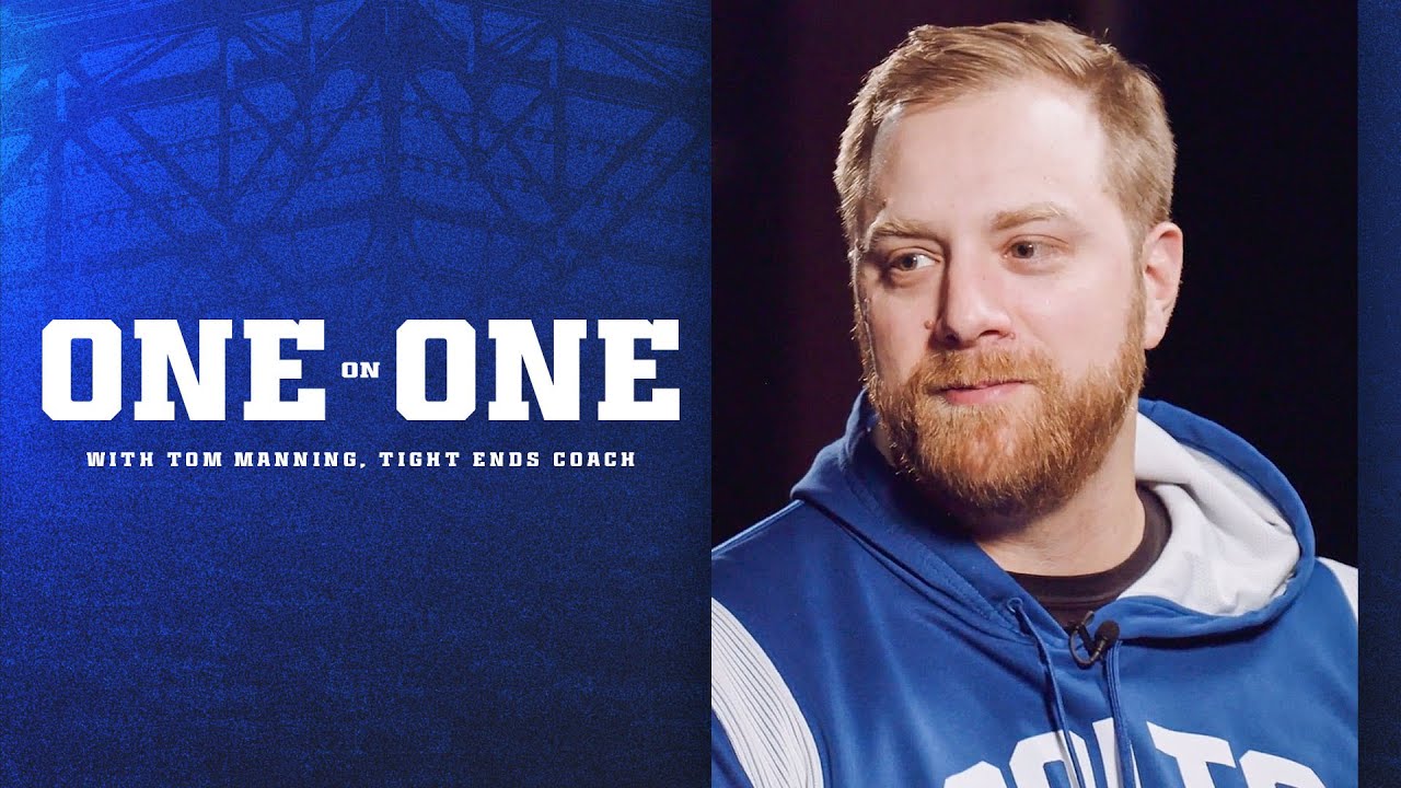 Tight Ends Coach Tom Manning One-On-One Interview - YouTube