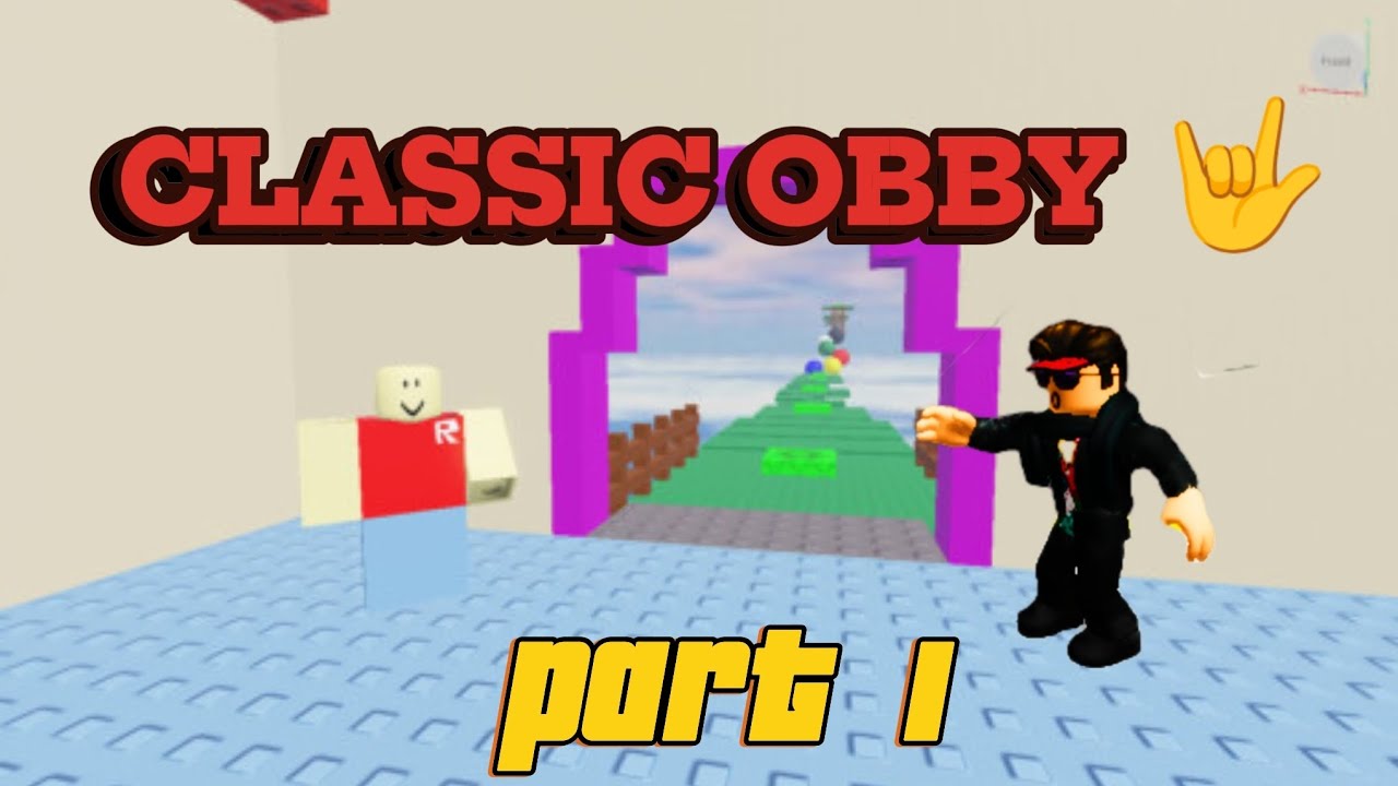 I play a classic obby and throwback all Nostalgia obby | Classic Obby ...