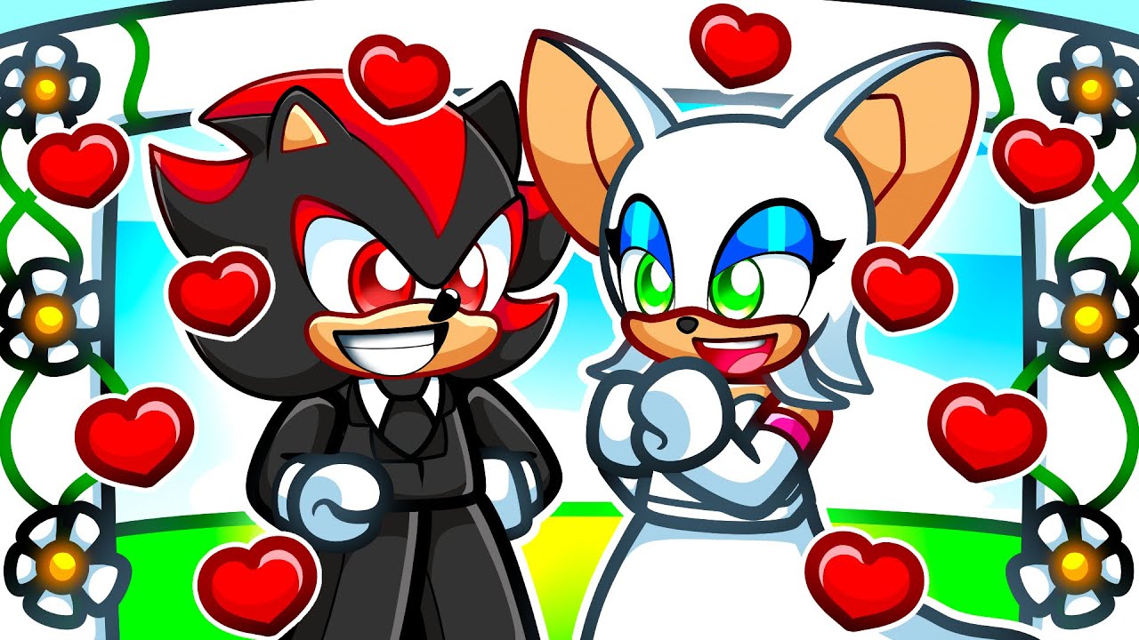 SHADOW & ROUGE GET MARRIED IN ROBLOX.. - YouTube