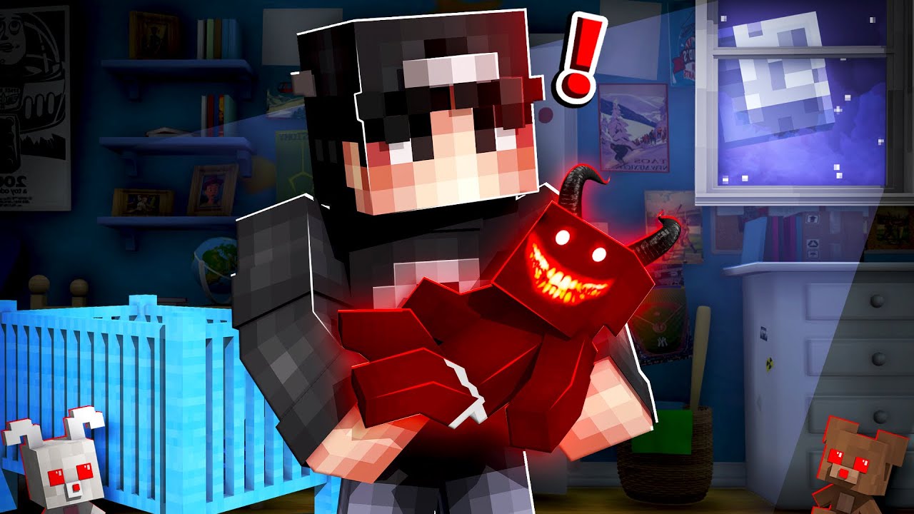 I Had to Babysit a DEMON BABY in Minecraft.. HE WAS EVIL! - YouTube