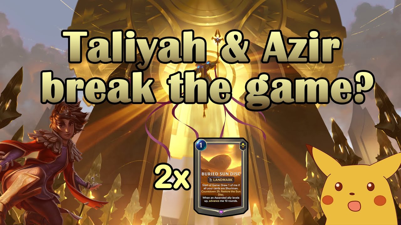 LoR - Just a normal Sun Disk interaction(no bugs) - YouTube