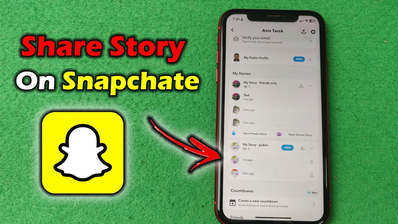 How to Share Story on Snapchat | Full Guide - YouTube