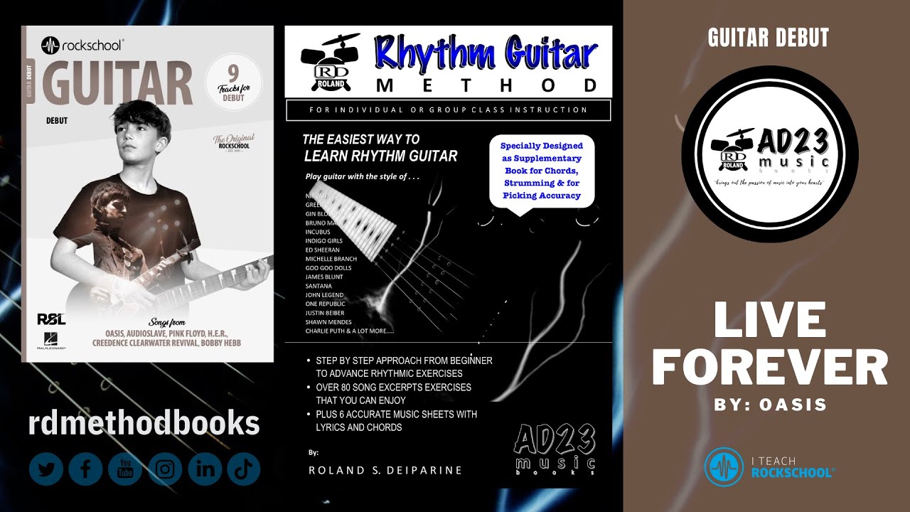 Live Forever | Guitar Debut RSL 2024 - YouTube