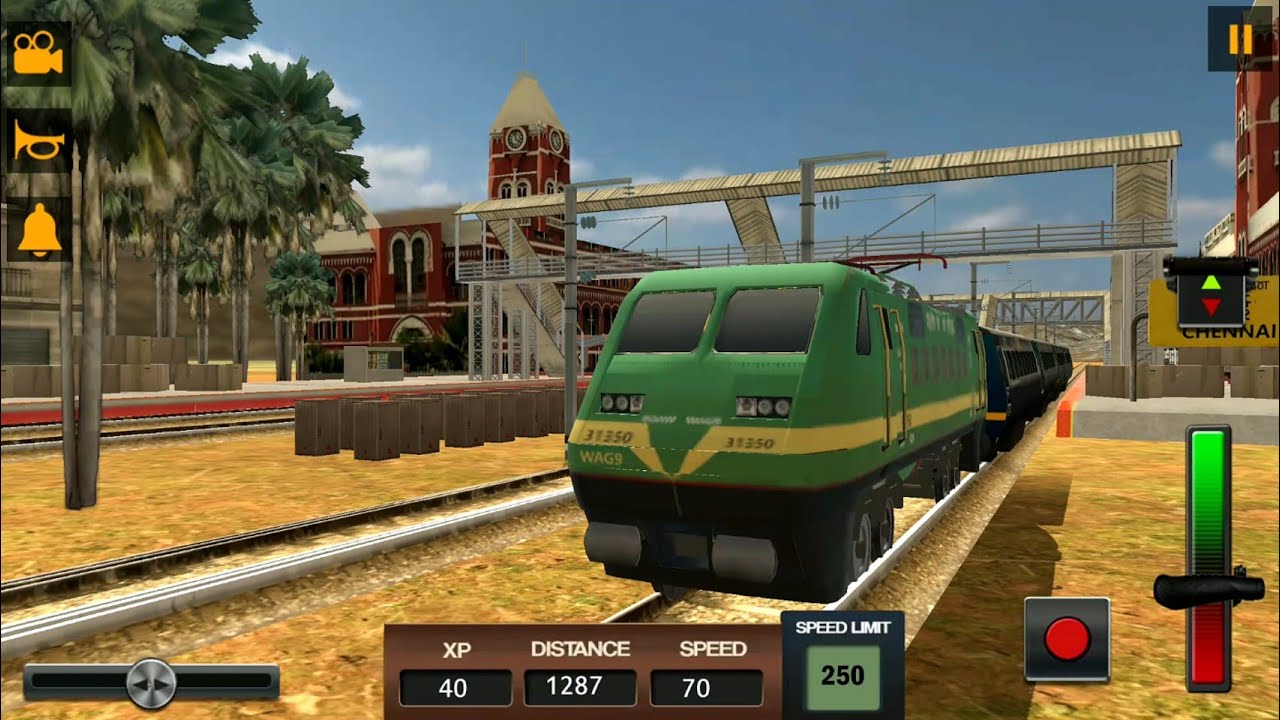 Indian Electric Train Simulator | Train Driver Game | Android Gameplay ...