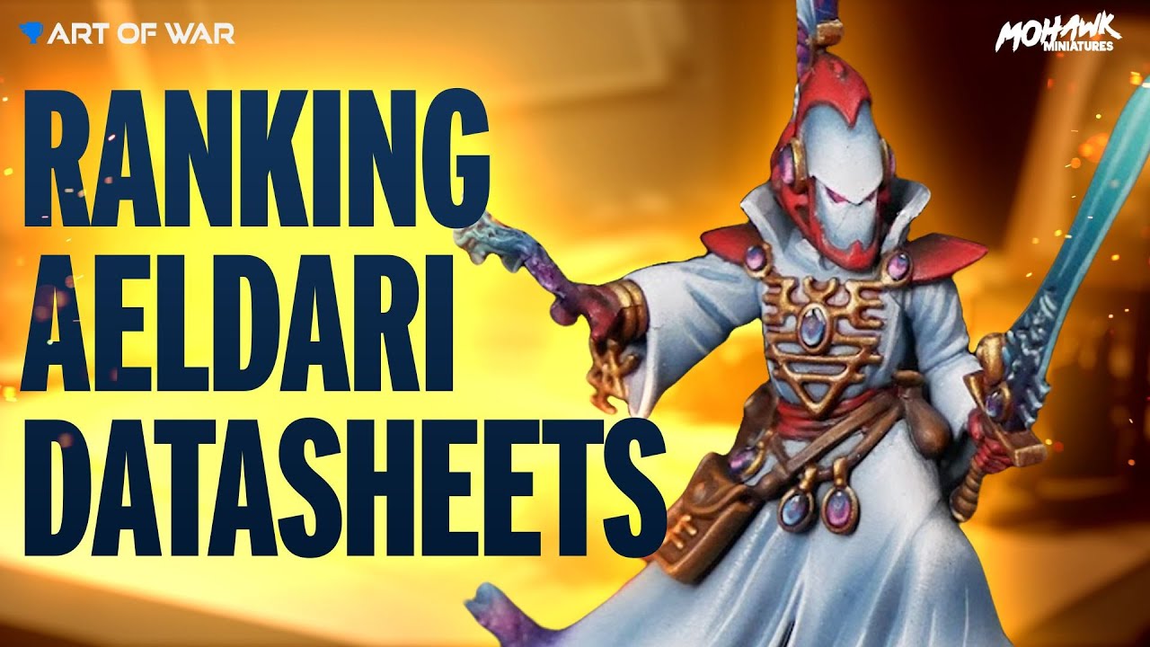 Ranking Every Aeldari Datasheet! Warhammer 40k 10th Edition Tier List ...