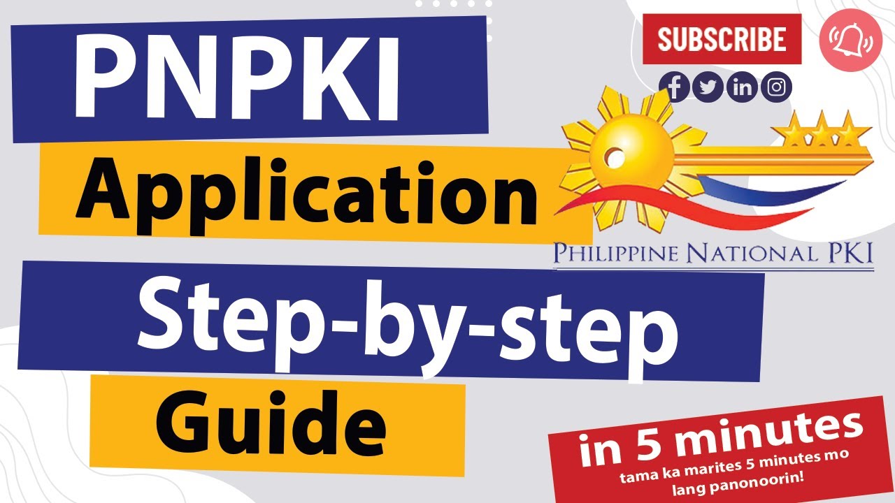 PNPKI Application Step by Step Guide - YouTube