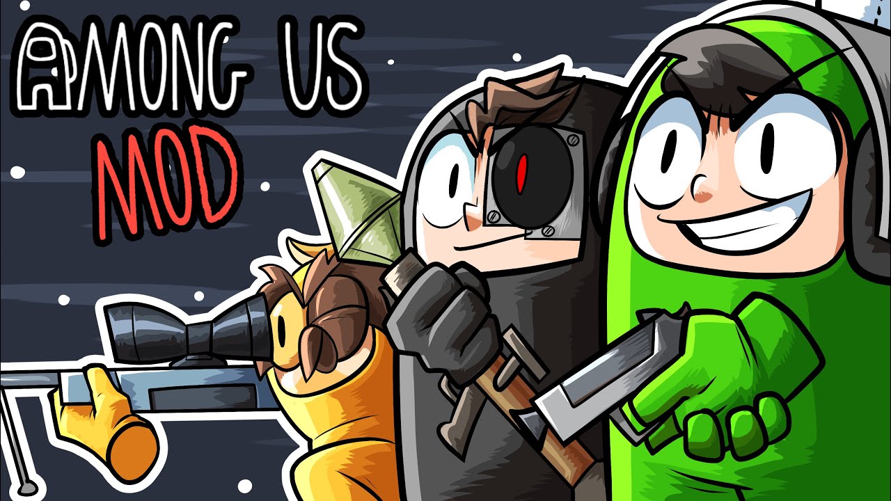 Among Us mod but Imposters have a pistol, sniper and RPG... - YouTube
