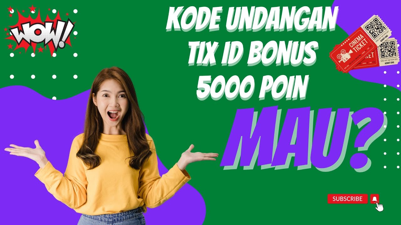 Kode Undangan Tix Id Bonus 5000 Poin - YouTube