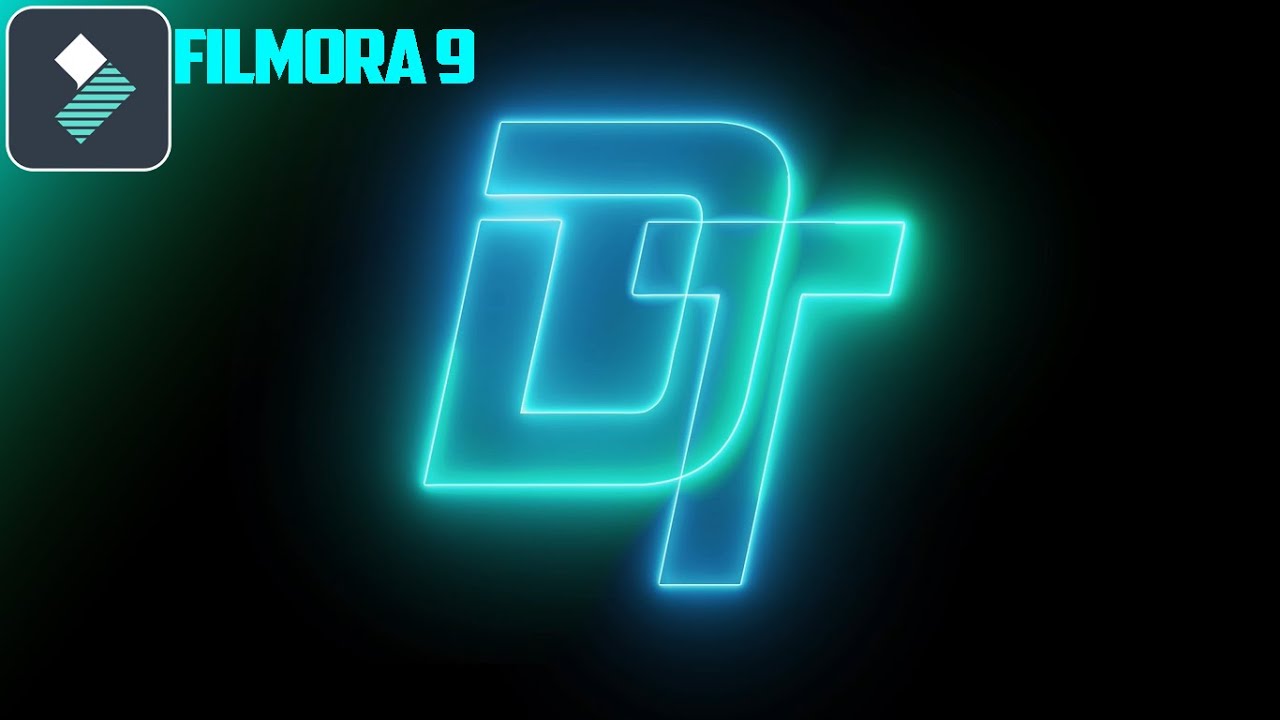 NEON Animated INTRO | WonderShare FILMORA TUTORIAL - YouTube