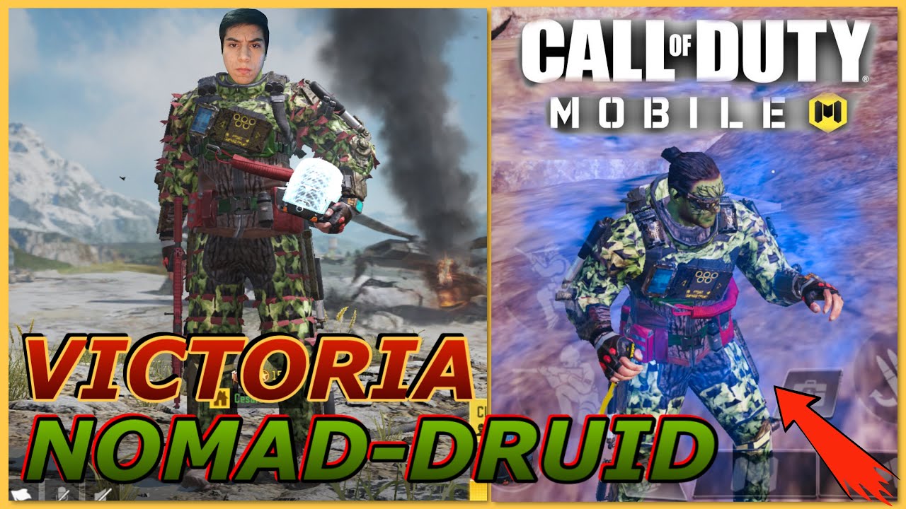 ¡VICTORIA con el NOMAD-DRUID *GRATIS* en BATTLE ROYALE!🤩 | COD MOBILE ...